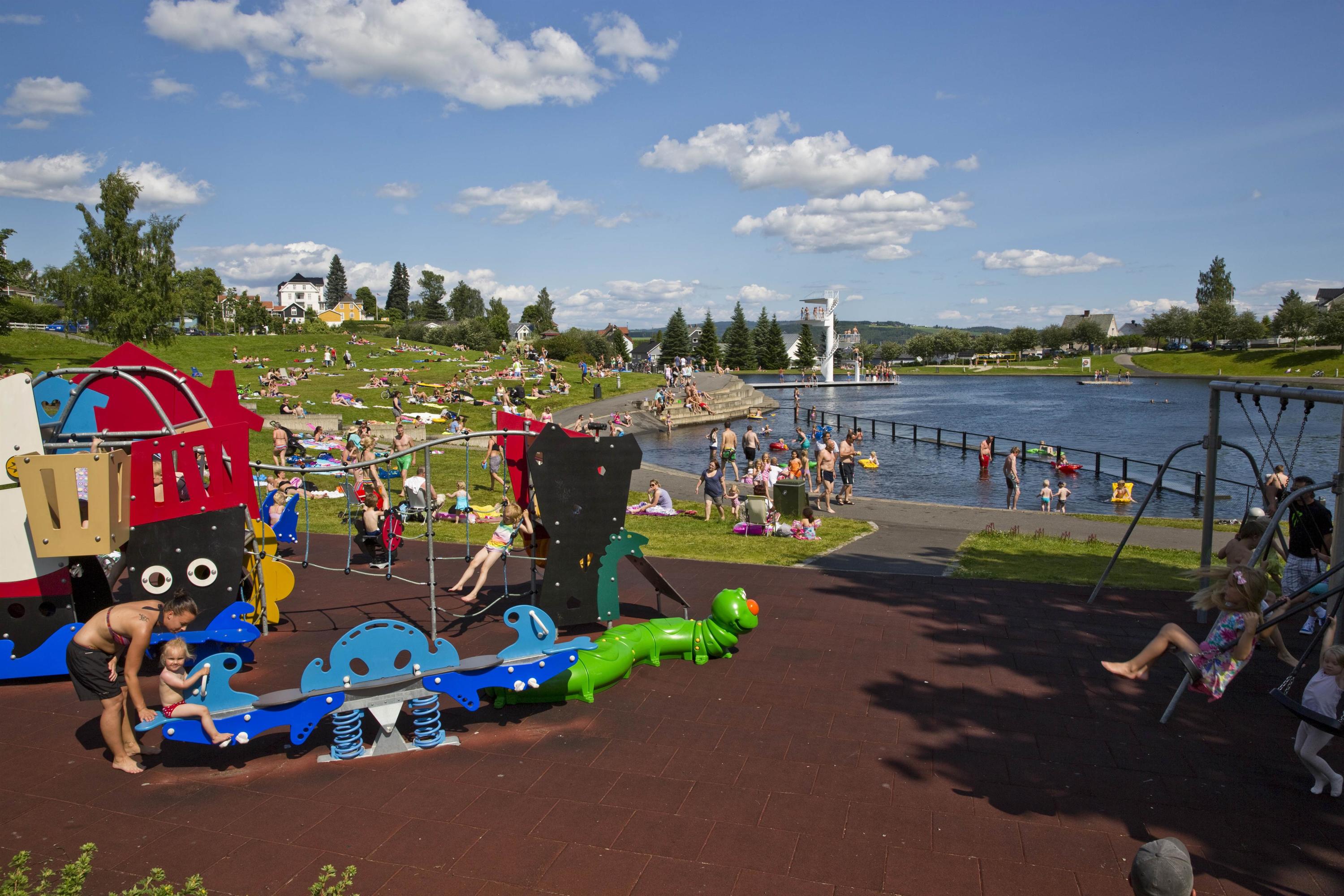 Fastland friluftsbad på Gjøvik - Visit Øst-Norge